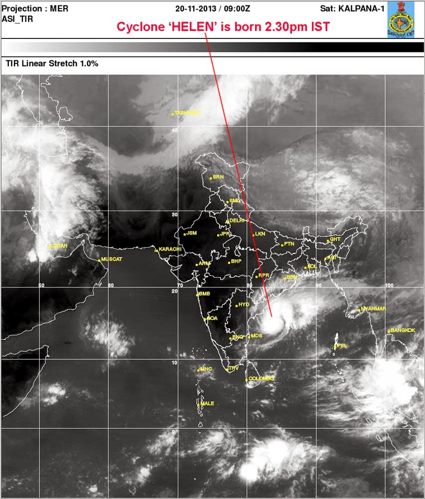Visions of Hell: STH stormwatch (20Nov2013) : The depression becomes ...