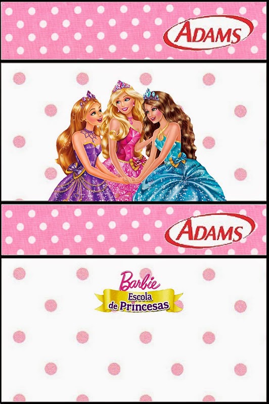Barbie Princess School: Free Printable Candy Bar Labels. - Oh My Fiesta ...