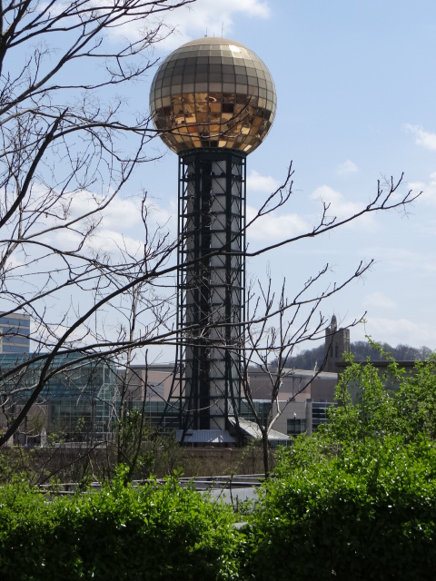 Walkabout With Wheels Blog: View from the Sunsphere in Knoxville, Tennessee
