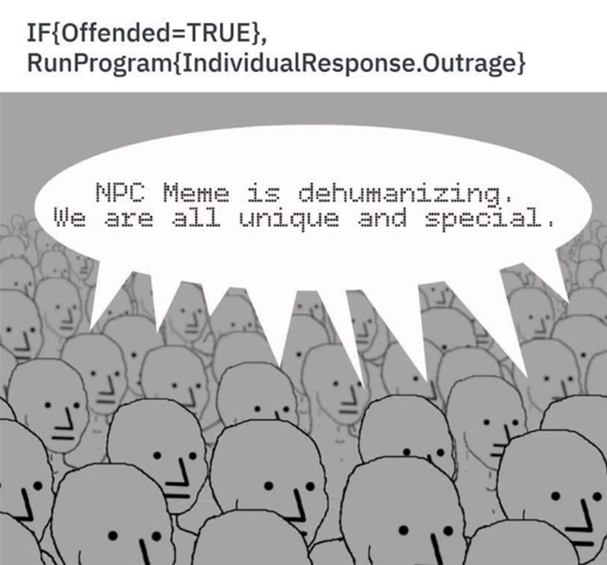 Bosgeus: NPC meme in de politiek