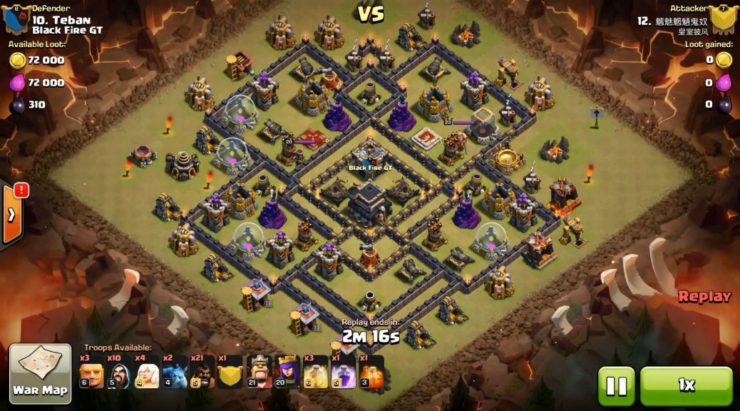 Data War Base COC