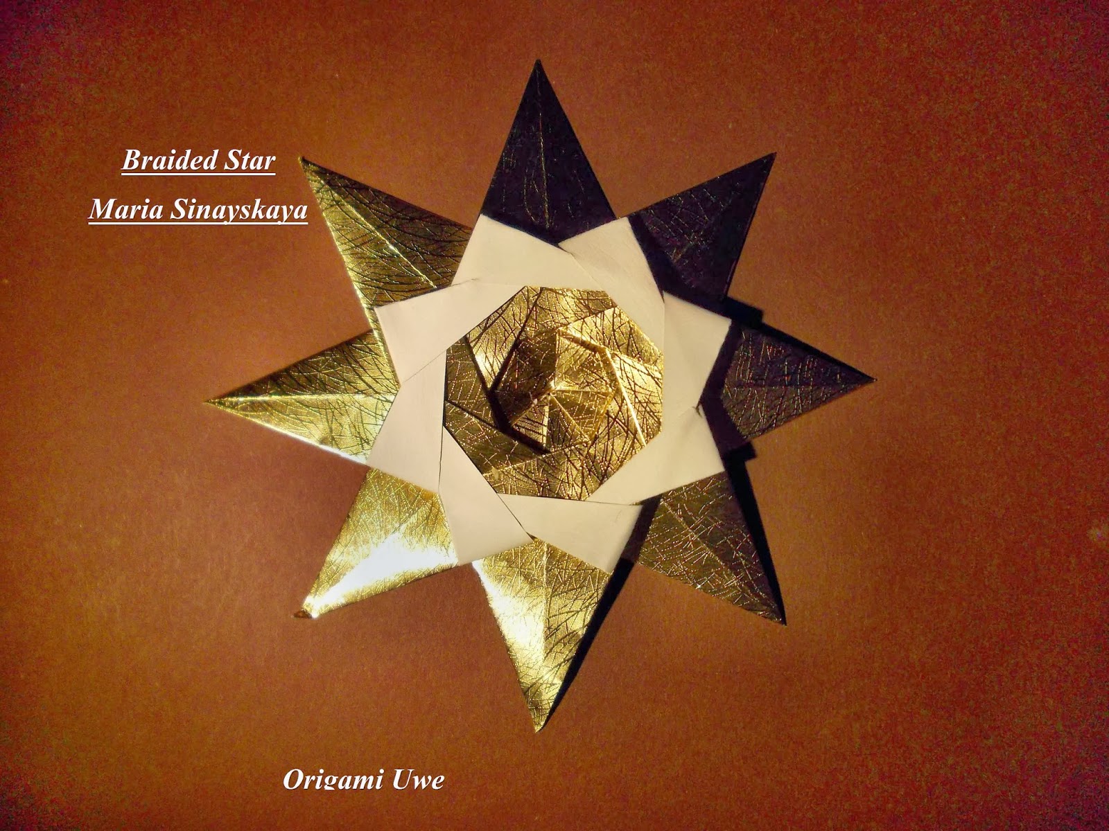 Origami, Fleurogami und Sterne : Braided Star und Advanced Braided ...