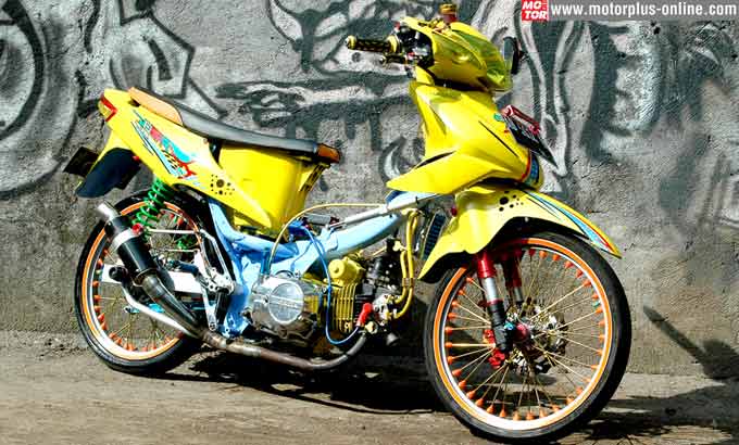 Teknologi Terkini: Modifikasi Motor Supra Fit Lama Keluaran 2004, 2006