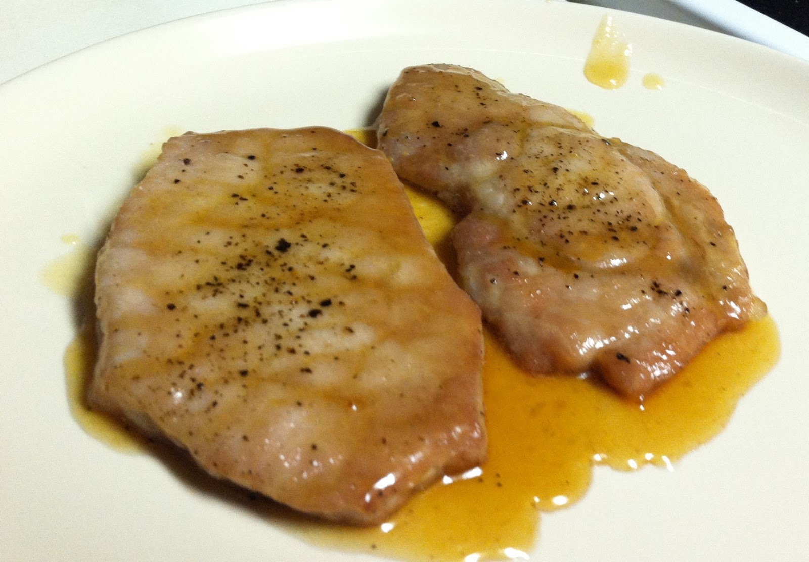 nICeats: Honey Pork Chops
