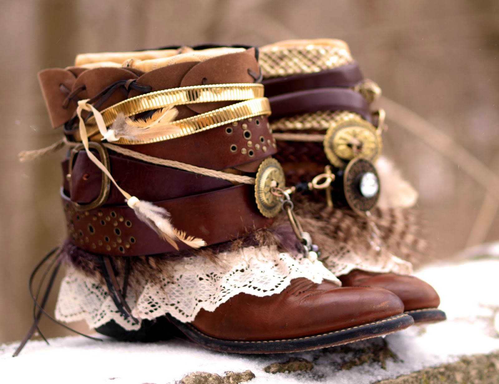 TheLookFactory: more Reworked upcycled boots!!!