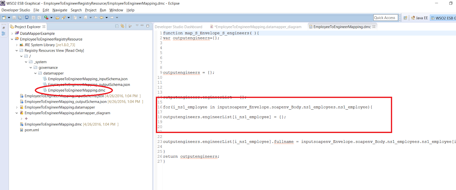 WSO2 ESB 5.0.0: Data Mapper