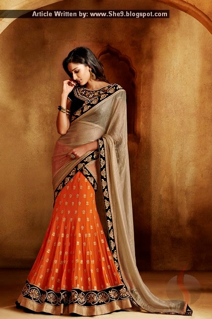 Fish Tail Lehnga - Saree | Fish Cut Style Dresses ~ She9 | Change the ...