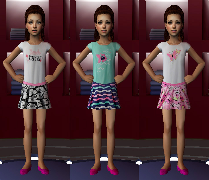 Birdgurl's Sims 2 Creations: Child Female Dress Collection 42
