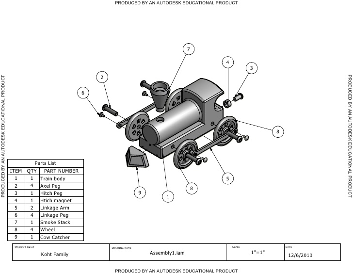 About Mechanical: Mechanical Drawing (Project Train)