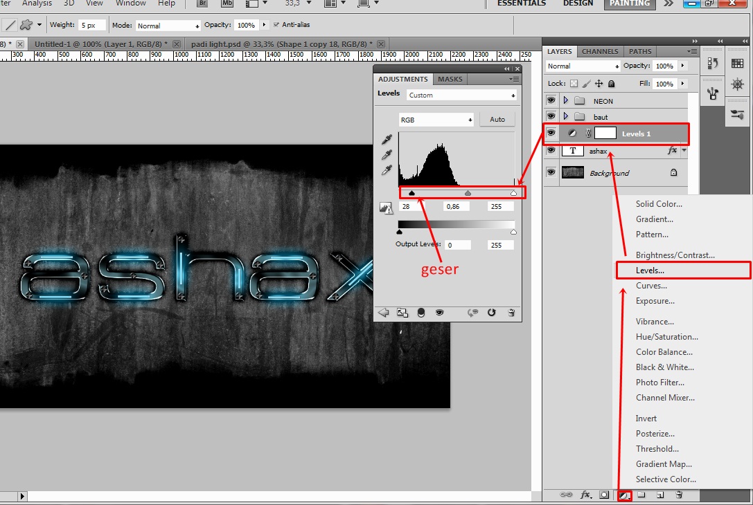 adjiems BLOG: Cara Membuat text Effect Dengan Photoshop adjiems BLOG: Cara Membuat text Effect Dengan Photoshop