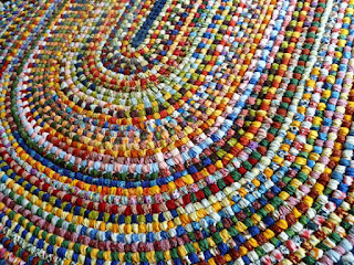 City Home/Country Home: Love these braided rugs.