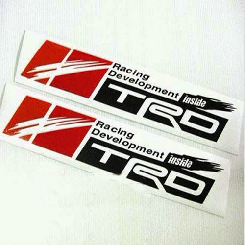 Sticker "TRD - Racing Development" Inside - Teman Promosi Digital