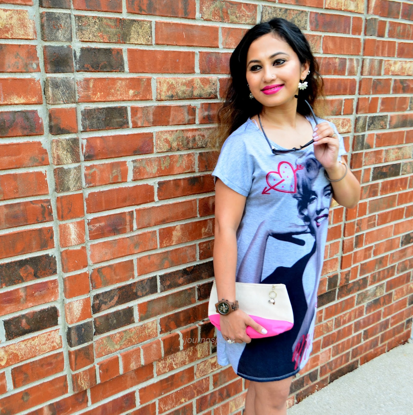 GRAPHIC TSHIRT DRESS : SUMMER SWAG - JOURNOSPEAK