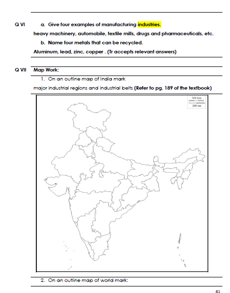 STARS OF PIS AHMEDABAD STD VIII: SST WORKSHEETS- CYCLE TEST 4