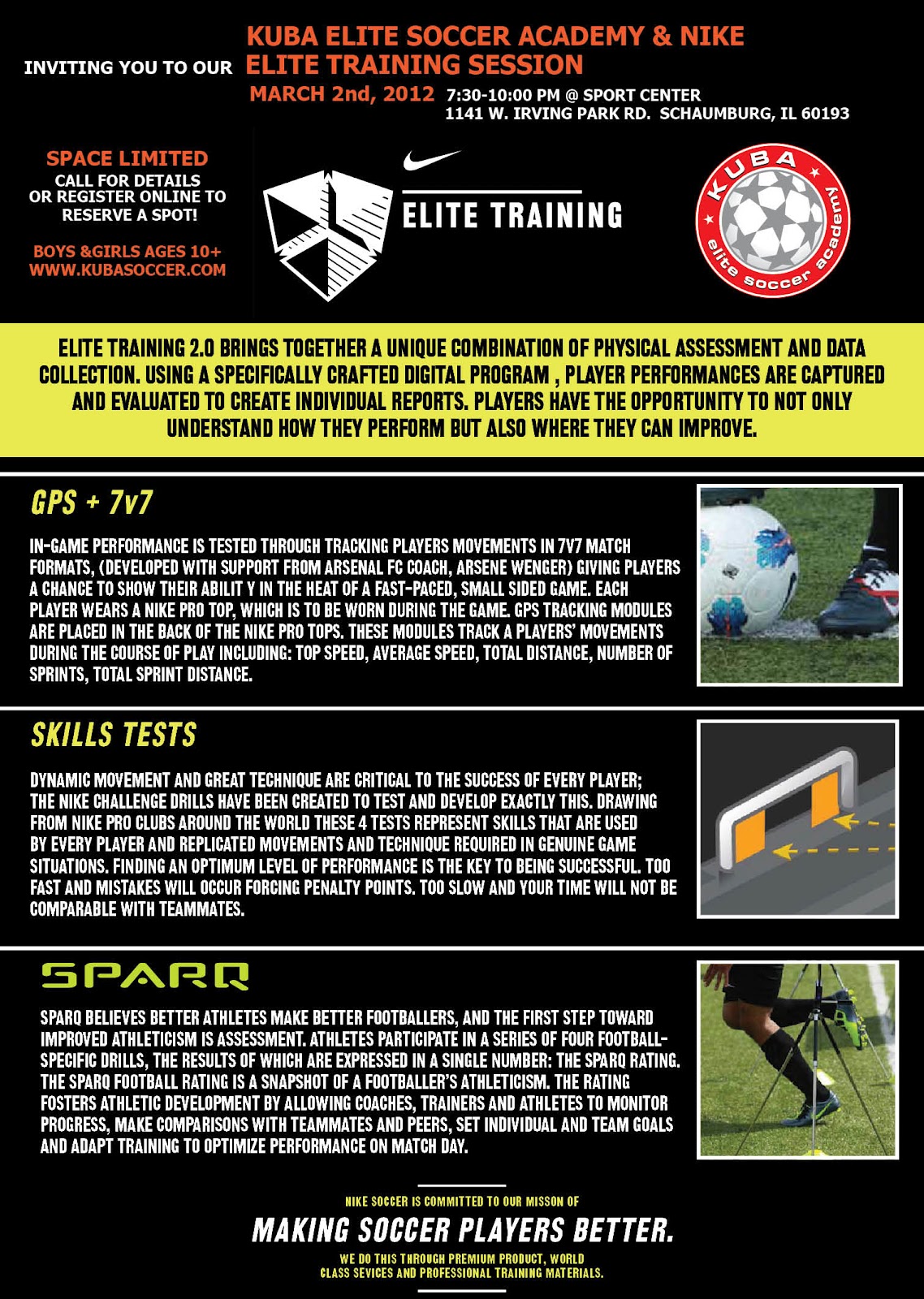 Elite Soccer Training at Arthur Popp blog