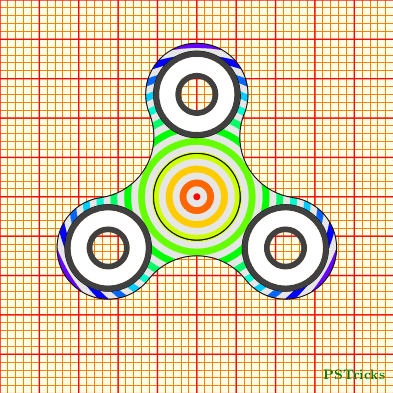 PStricks : applications: Le triple Fidget Spinner sous forme d'un ...