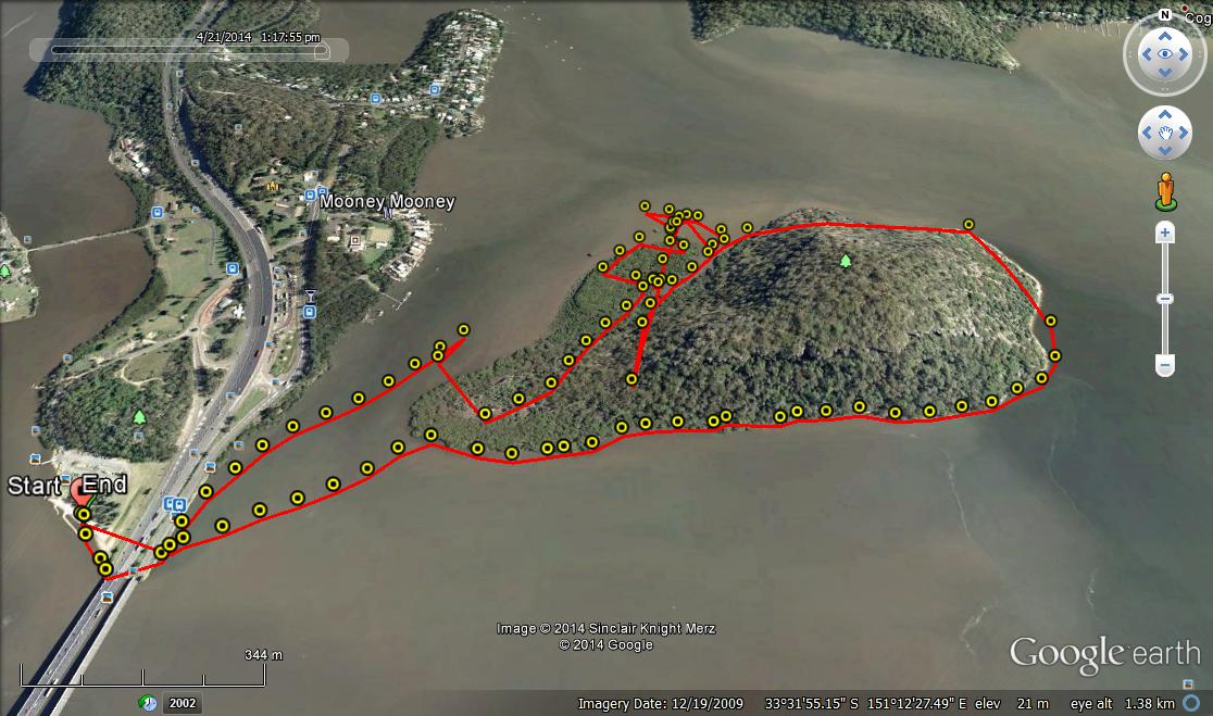 ROCK'S ADVENTURES: CENTRAL COAST - SPECTACLE ISLAND - KAYAK - 21 april 2014