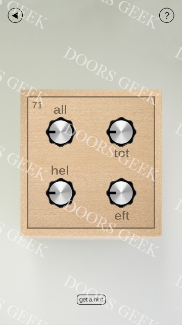 What s Inside The Box Level 71 Solution Doors Geek what-s-inside-the-box-level-71-solution-doors-geek
