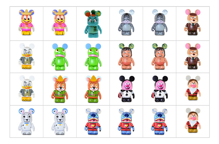 Vinylmation Revealed: Animation 3 Case Layout (Released: 4/12/13)