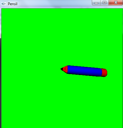 Sekolah INF: openGL projek C++ Membuat Pensil 3D