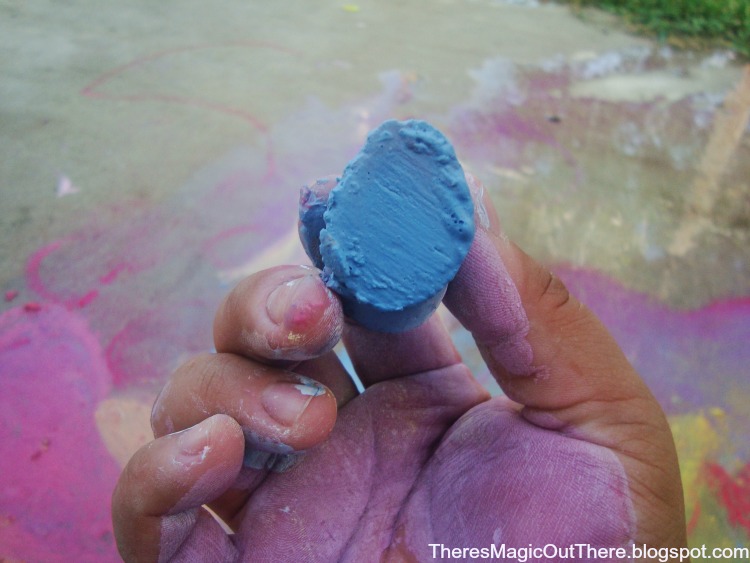 There's Magic Out There: Chalk Water Fun!