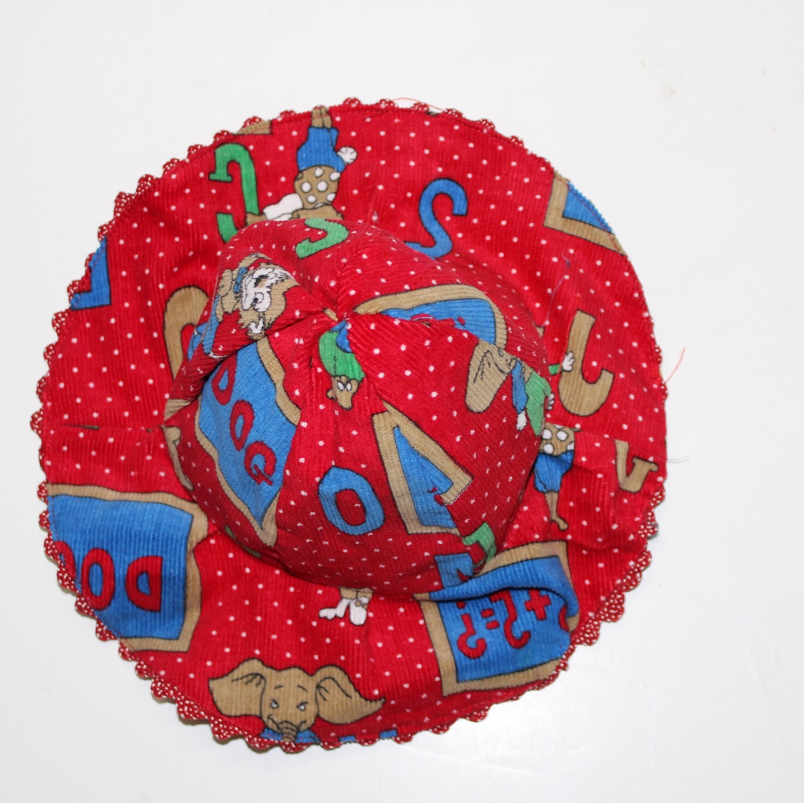 reversible sun hat sewing