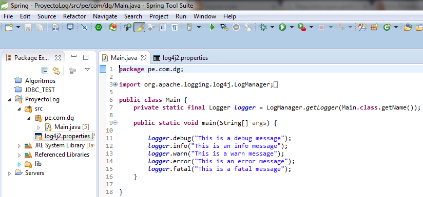 Source code: Log4j 2.6.1 Parte II