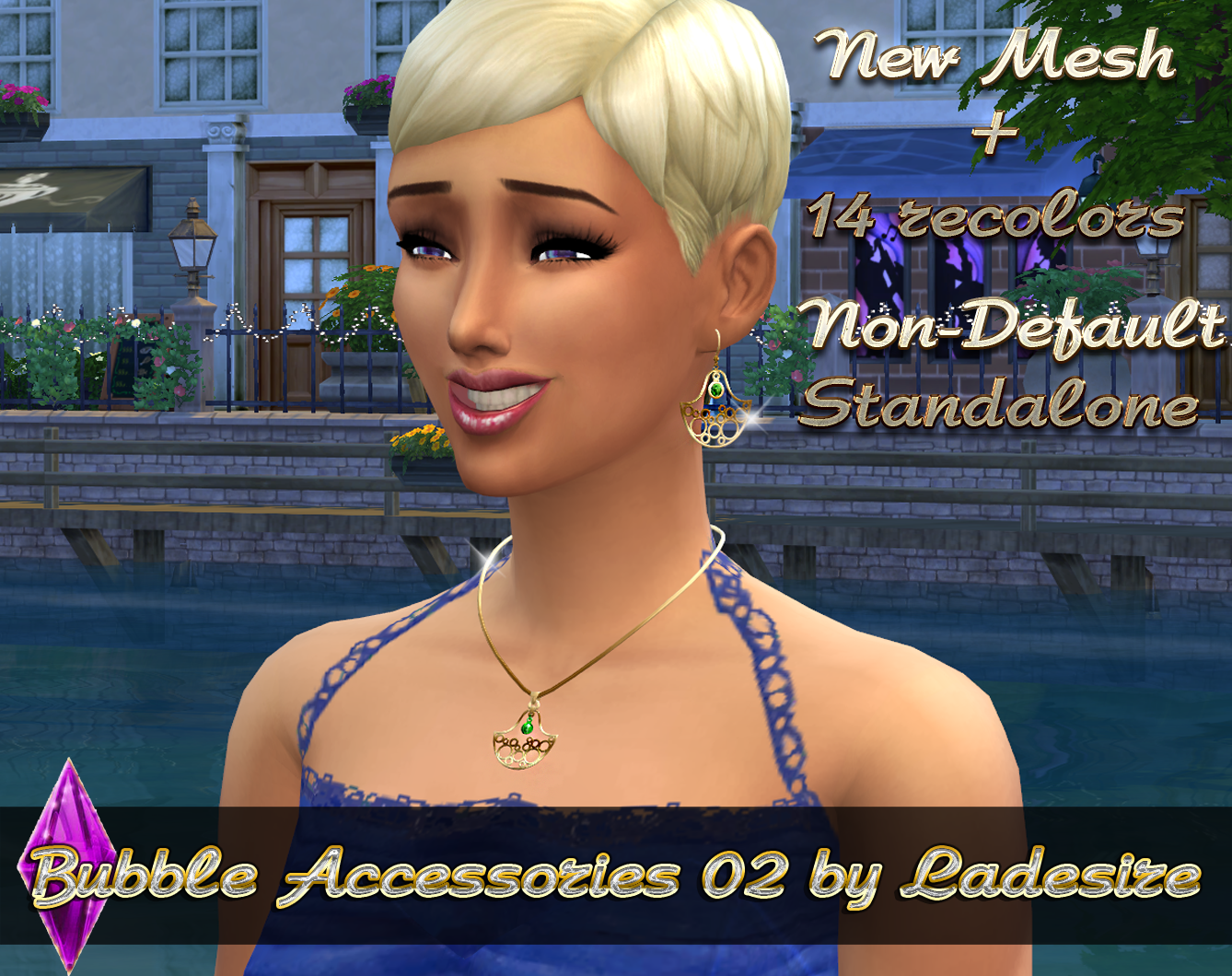 Ladesire's creative corner): TS4 - Bubble Set Accessories 02 by Ladesire