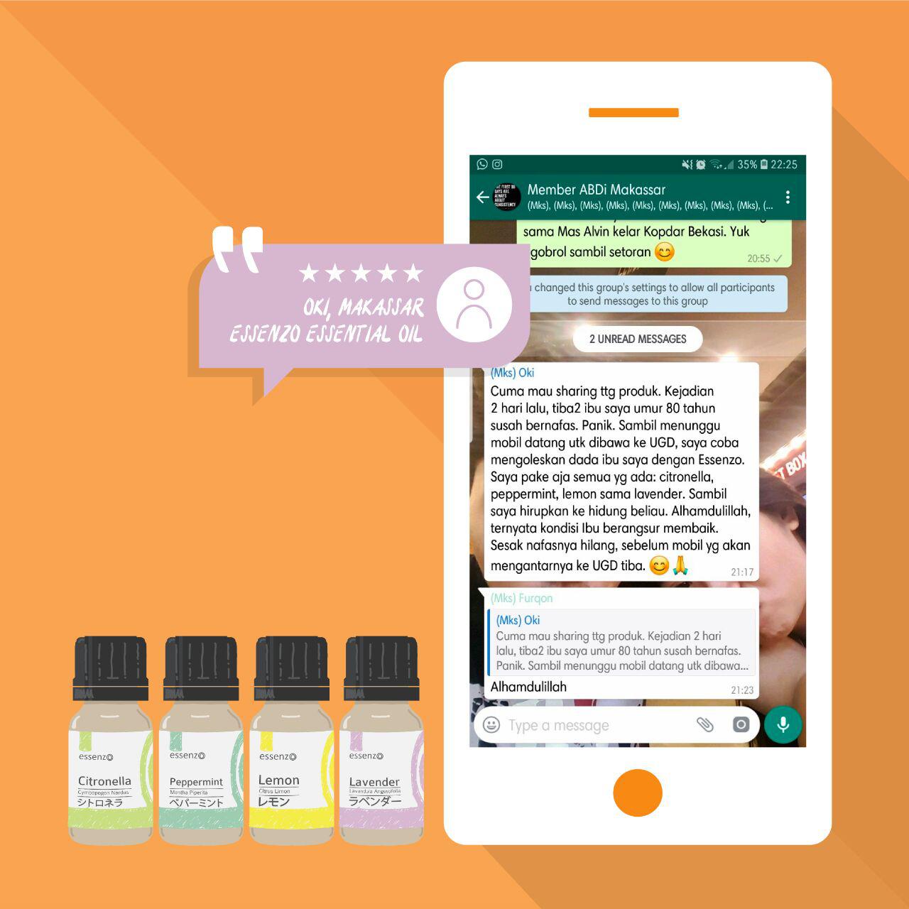 Testimoni Produk Essenzo 6 - Akademi Bisnis Digital