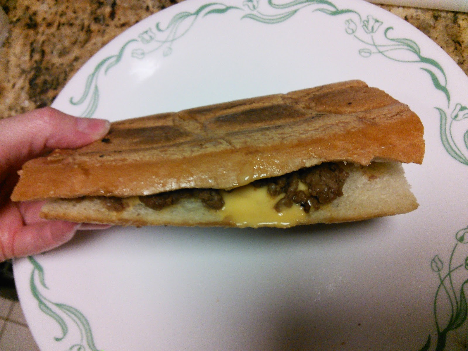 Hot Southern Mess: BBQ Cheeseburger Panini