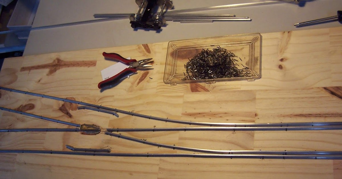 D & H "Colonie Main" layout: Handlaying a Gauntlet Track - 2nd attempt