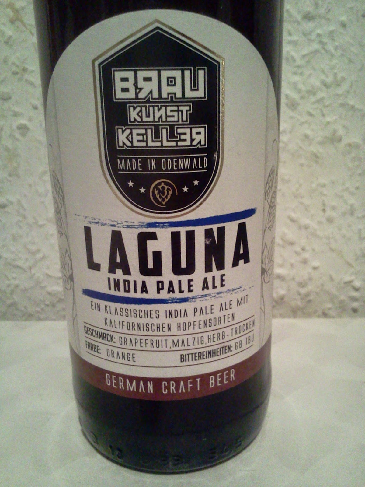 BrauKunstKeller Laguna IPA - Average Guy's Guide to Beer