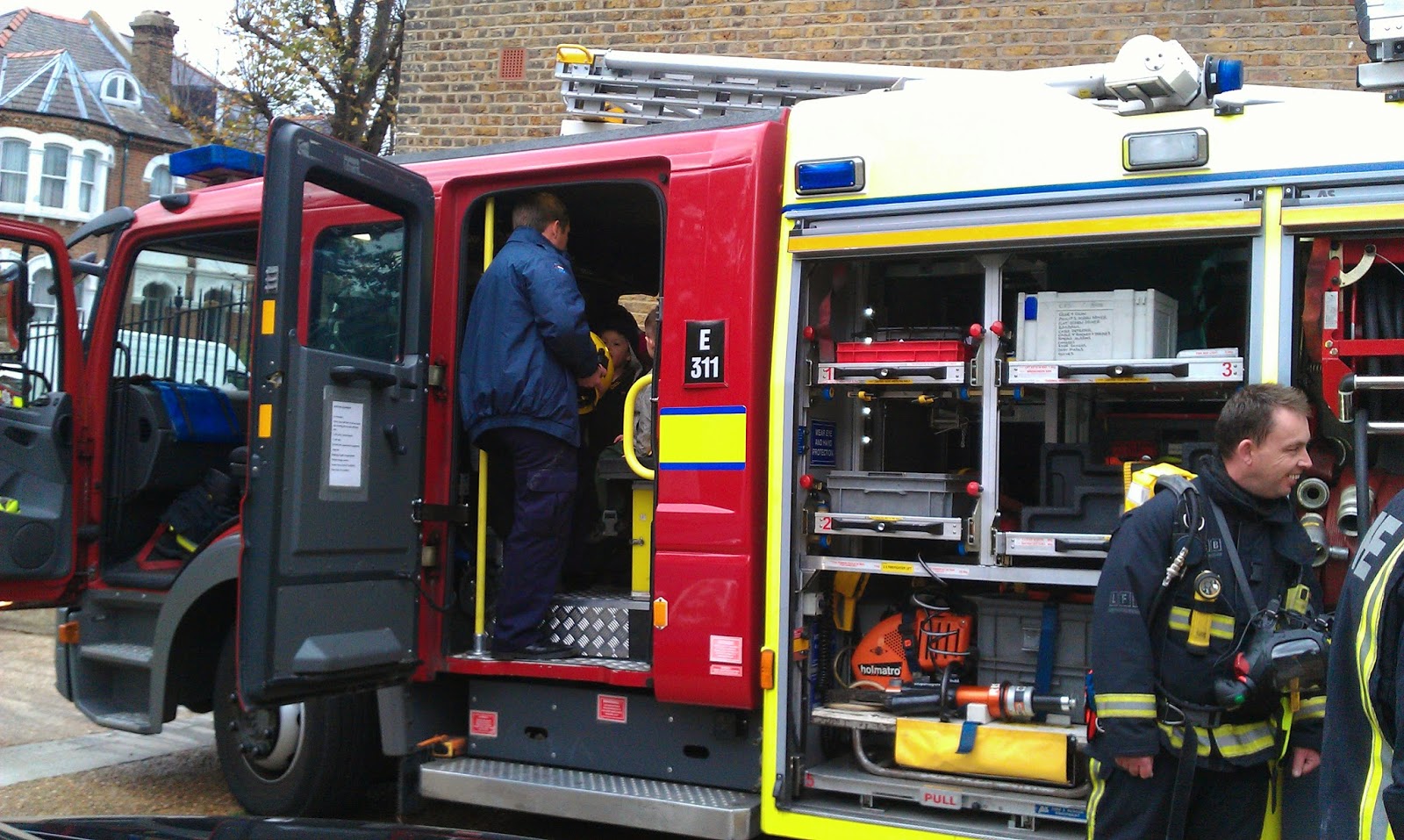 Our Lady's Nursery: Flashing Fire Engines!