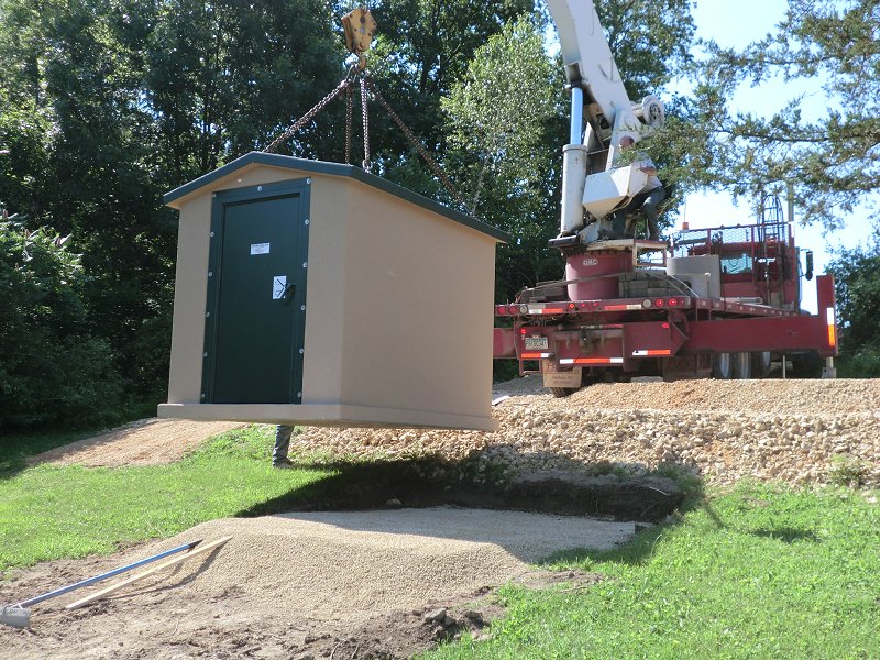 Crest Precast Concrete: Storm Shelter Install Gays Mills, Wisconsin