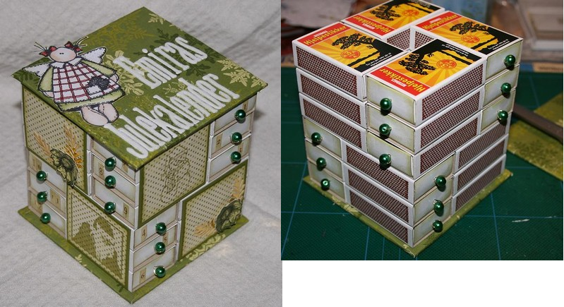 22 Ideas para decorar cajas de cerillos hermosos. | Manualidades