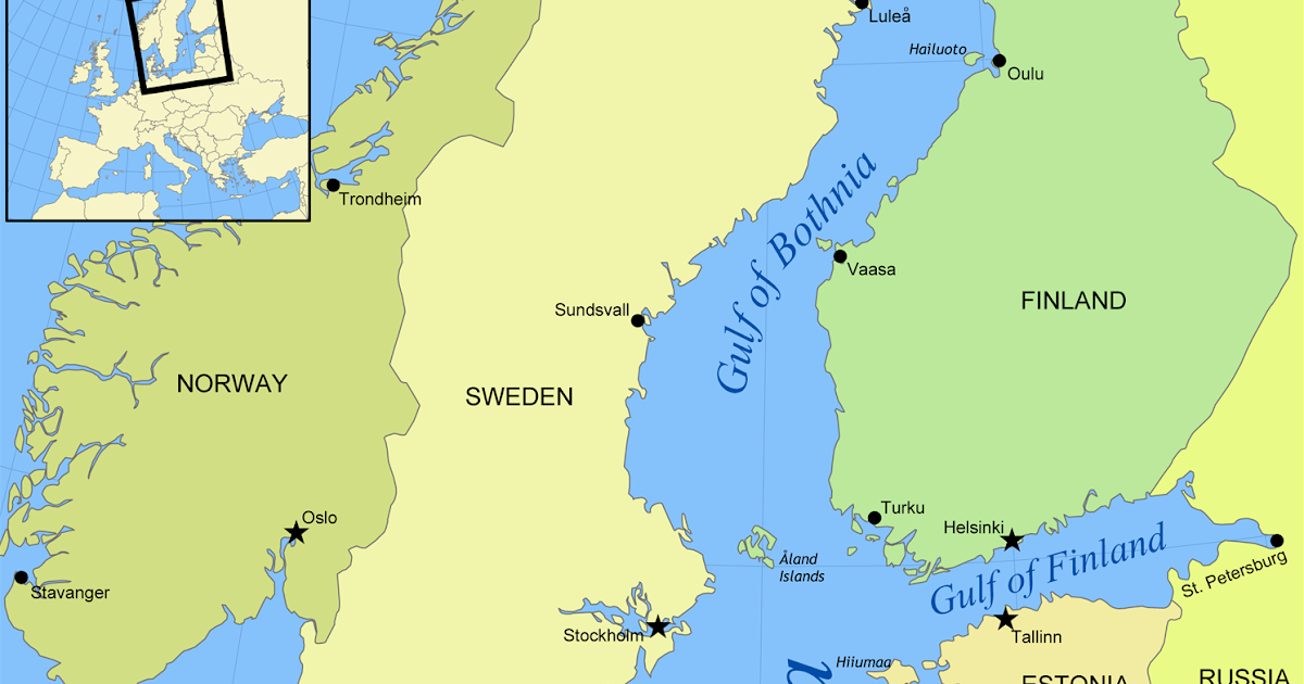 Gulf Of Bothnia Map