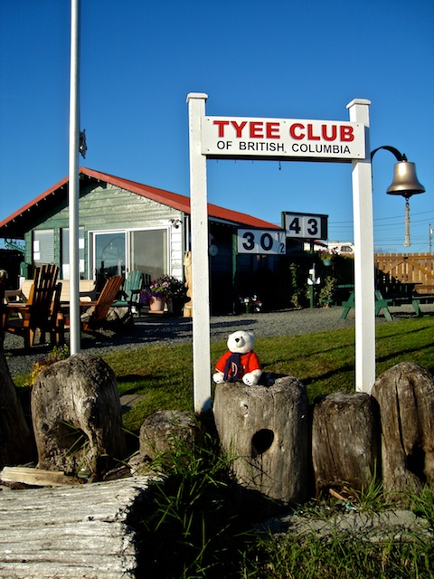 SATW Canada Travelling Teddy Bear Blog: Bella Bella fishes the Tyee Pool