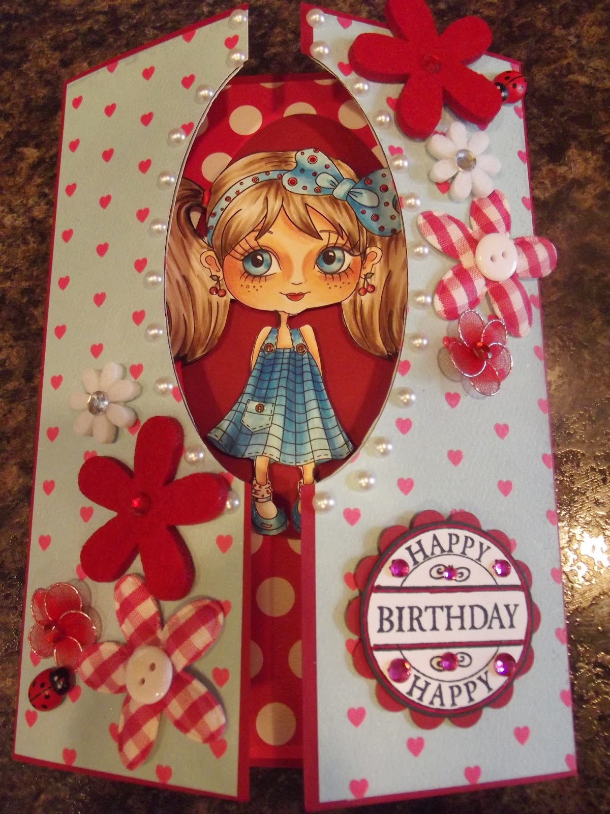 INK IT UP: A Peek A Boo Birthday Card