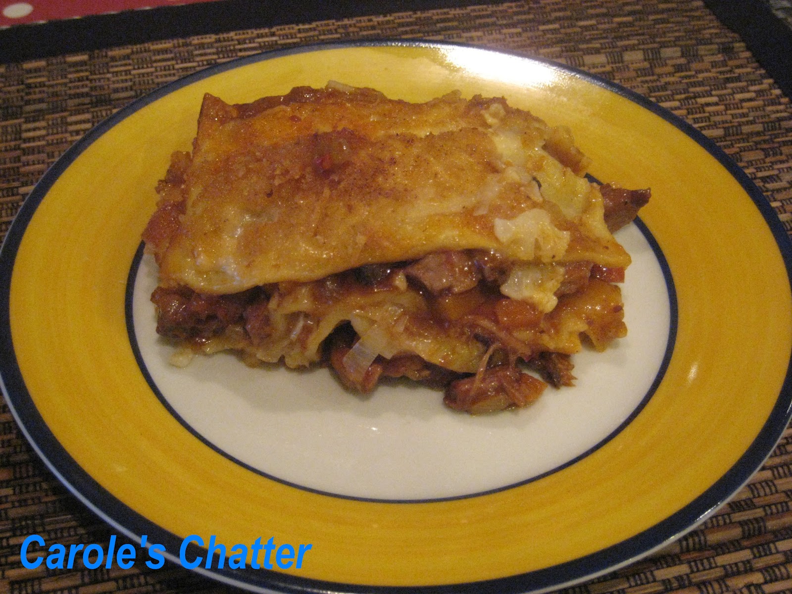 Carole's Chatter: Pork and cauliflower layer bake