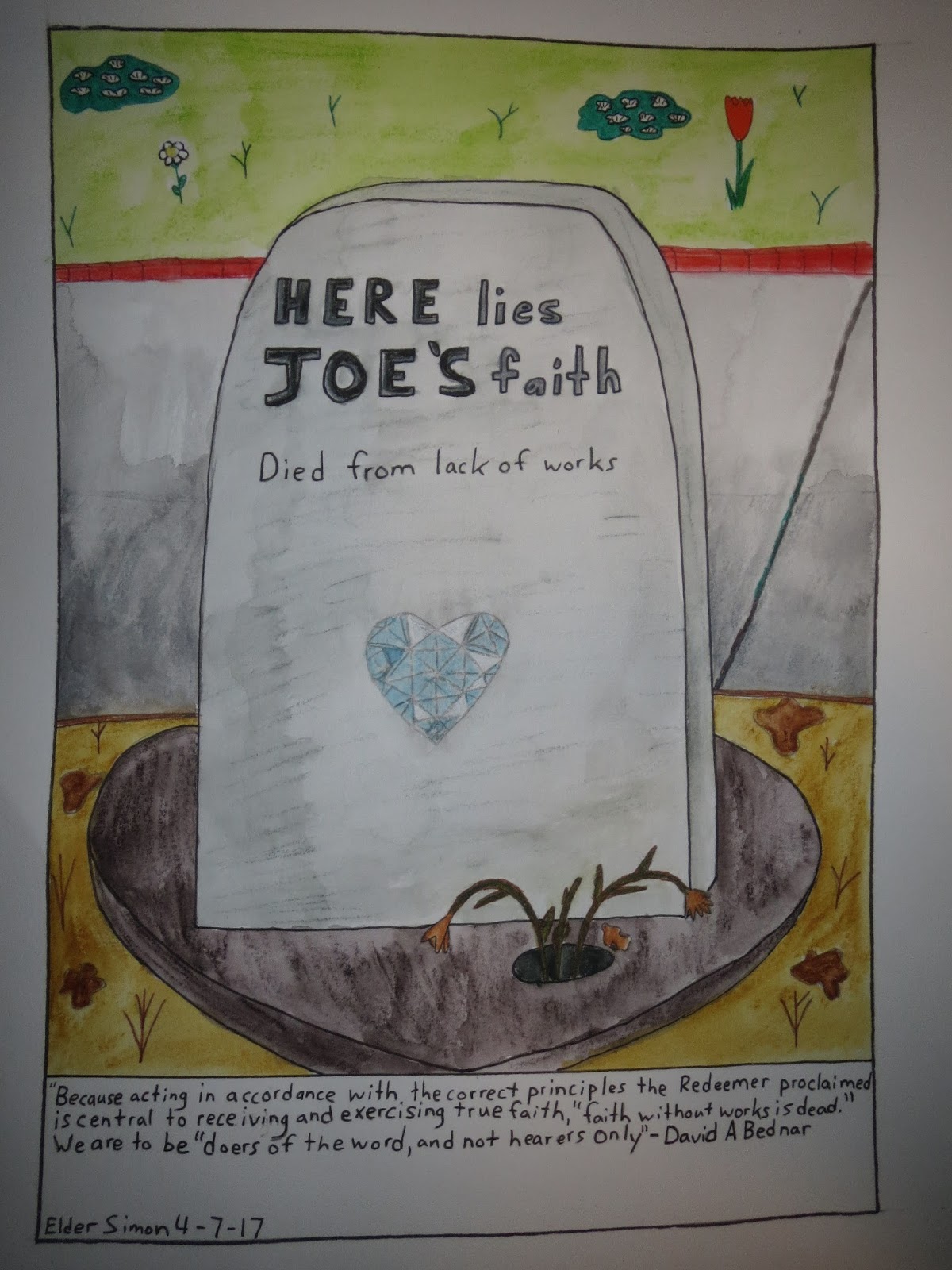 Elder Simon's LDS blog: Faith without works is dead