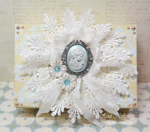 Embellished Dreams: Cameo Decorative Box - ButterBeeScraps