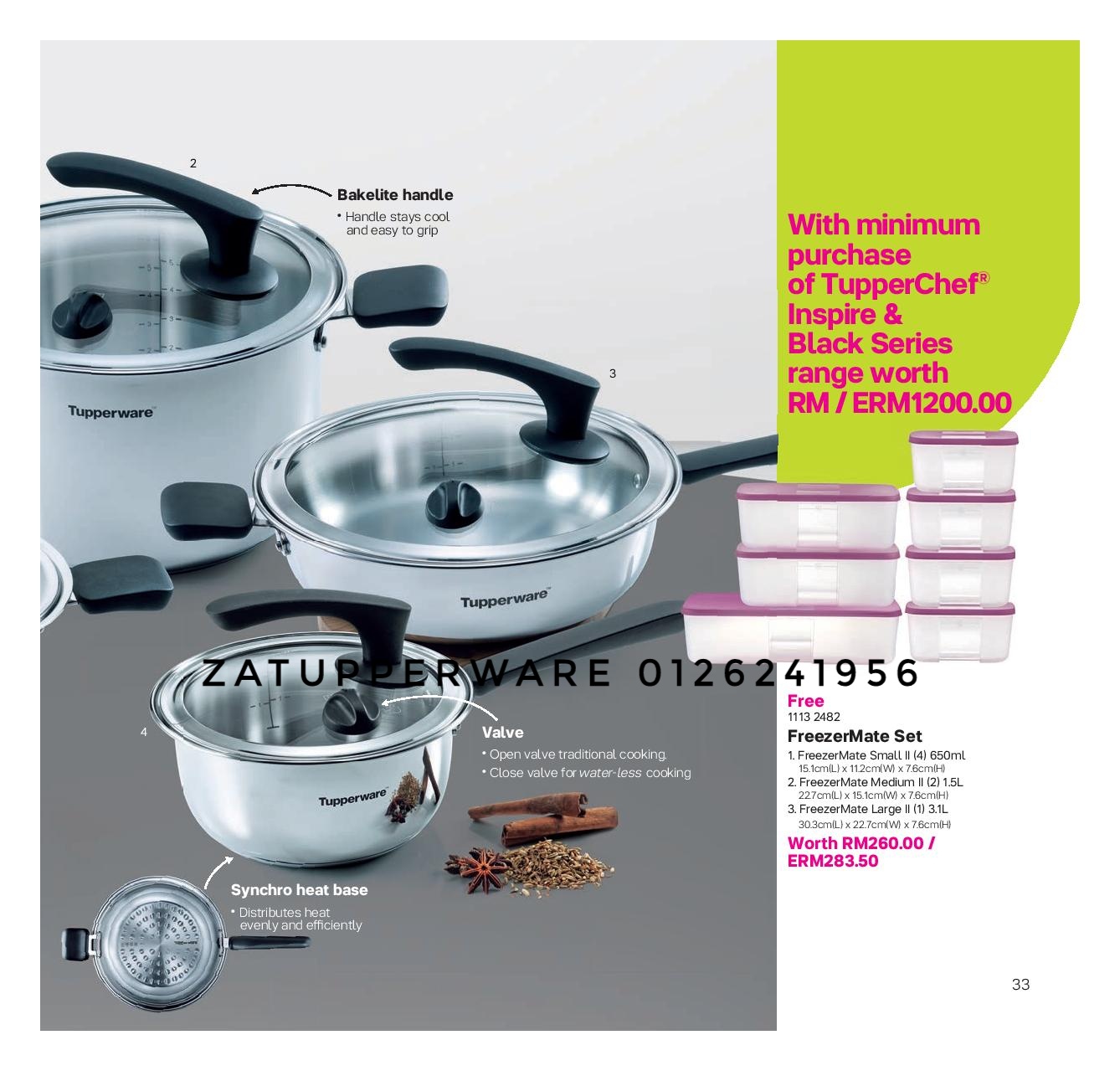 Za Tupperware Malaysia : Catalogue 1st October - 11th November 2018