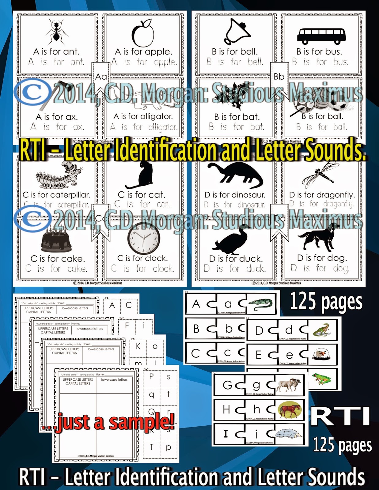 Studious Maximus: Alphabet - learning letters and letter sounds!