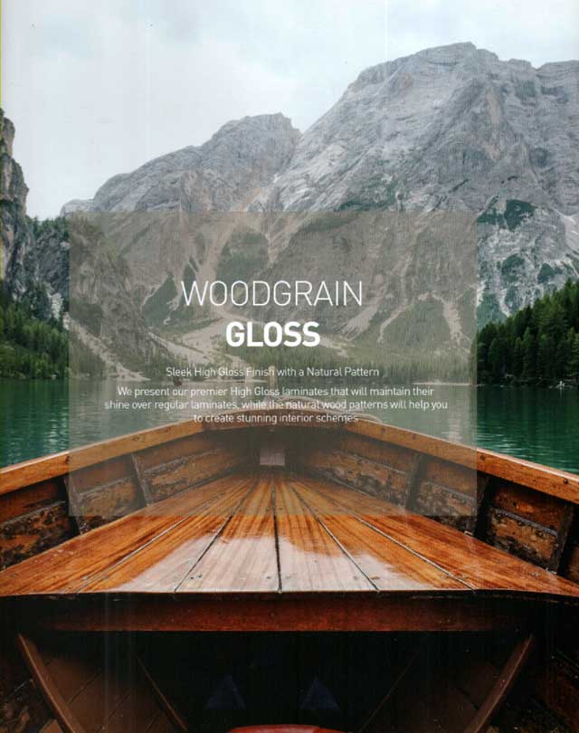 HPL Woodgrain ( motif tekstur kayu ) - Allia Furniture