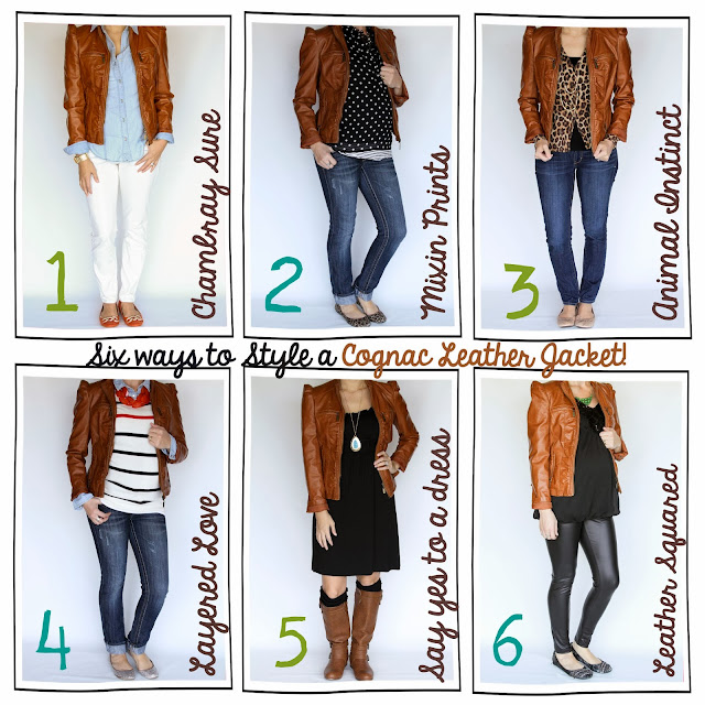 Tutor My Style: Six Ways to Style~{A Cognac Leather Jacket}
