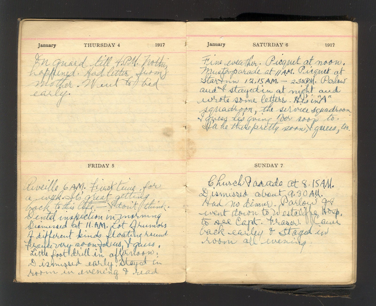 WW1 Diaries and Letters of a Teen Canadian Soldier: February 2012