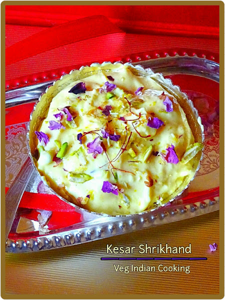 Veg Indian Cooking: Kesar Shrikhand