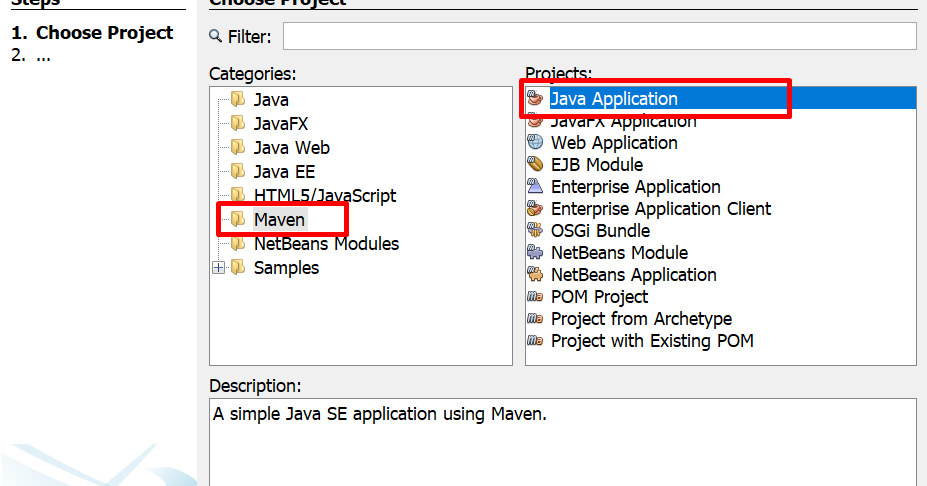 How To Create Java Application Using Maven On Netbeans