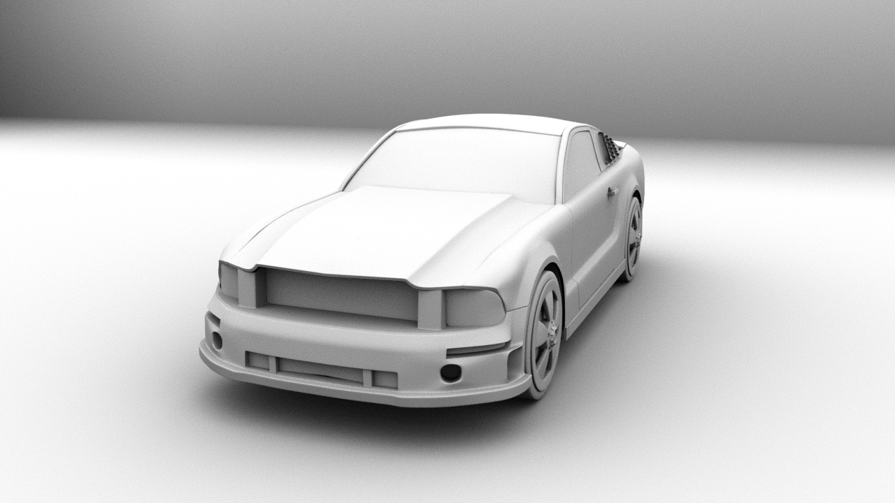 Car Modelling Using Reference Images In Maya - My Works