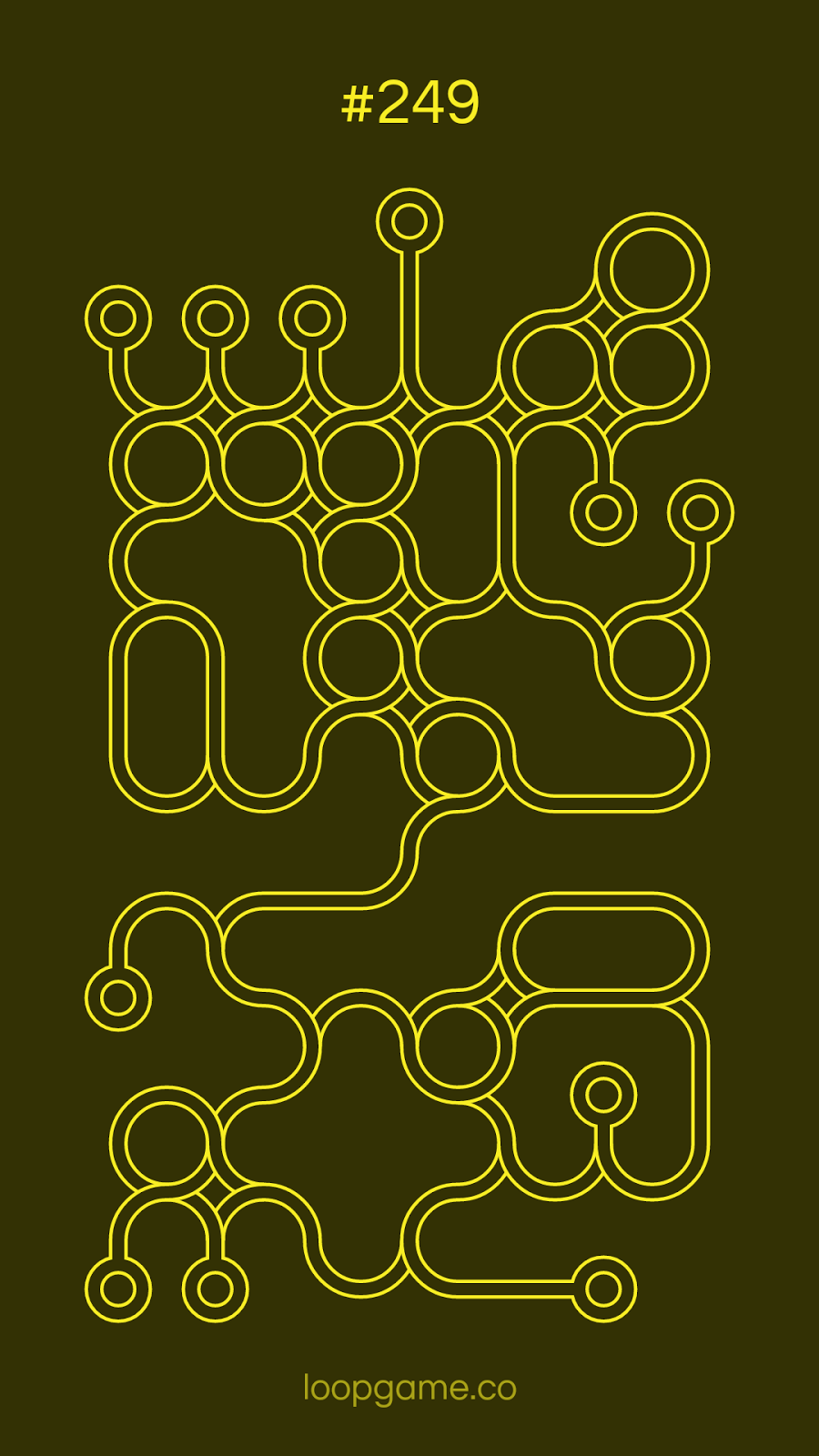 Infinity Loops: Level #249 Solution